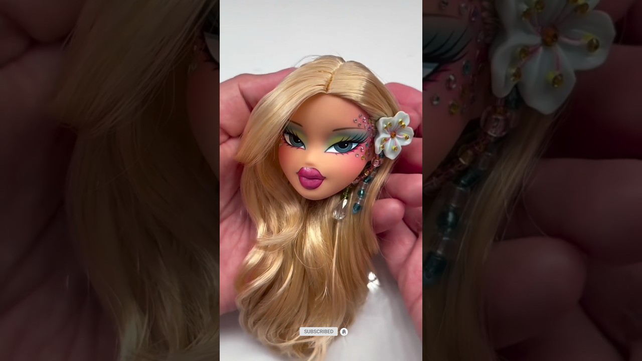 Custom Zara Larsson Bratz Doll Transformation! 🎤✨ #dollrepaint #bratz #customdoll #ooak