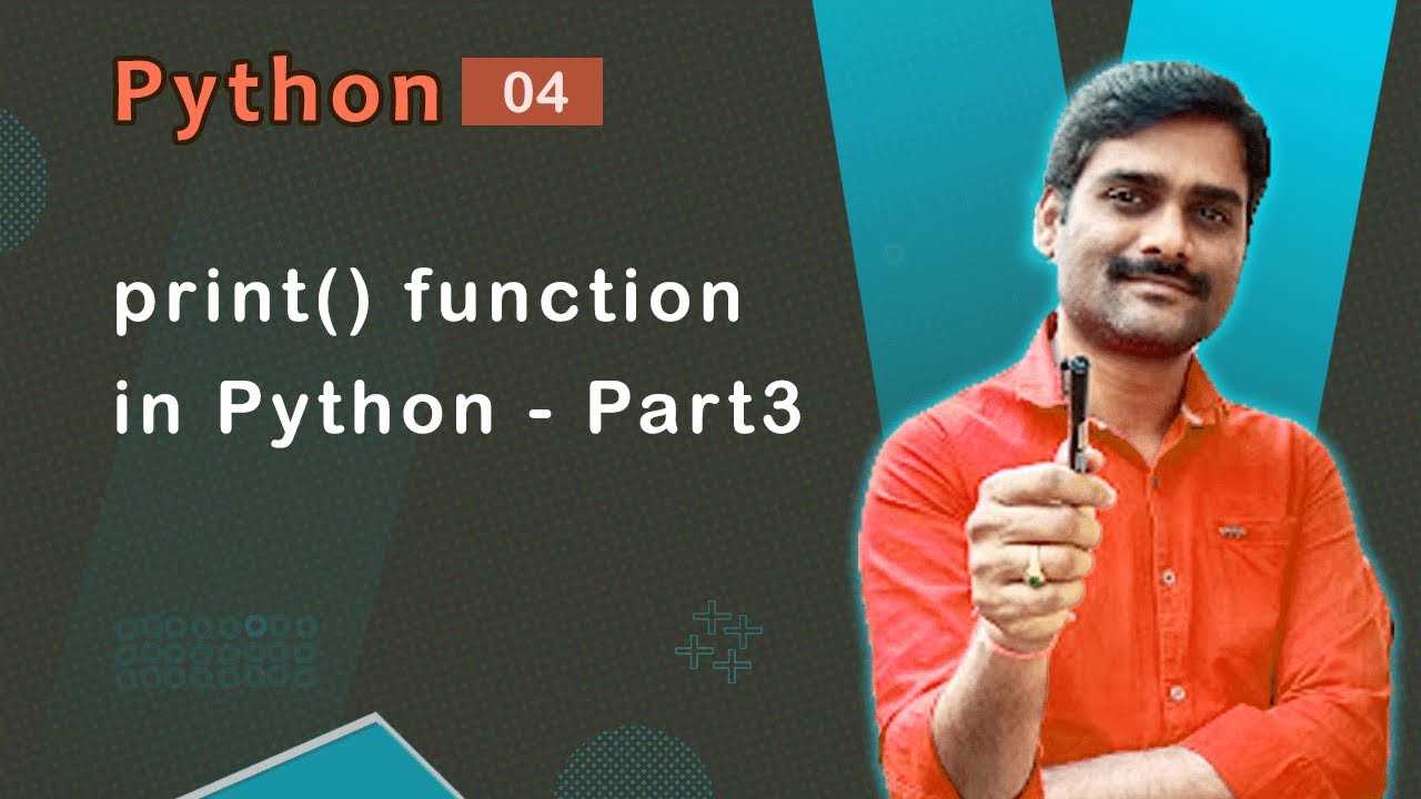 print() function in Python Part3 - Python Tutorial 04 🚀