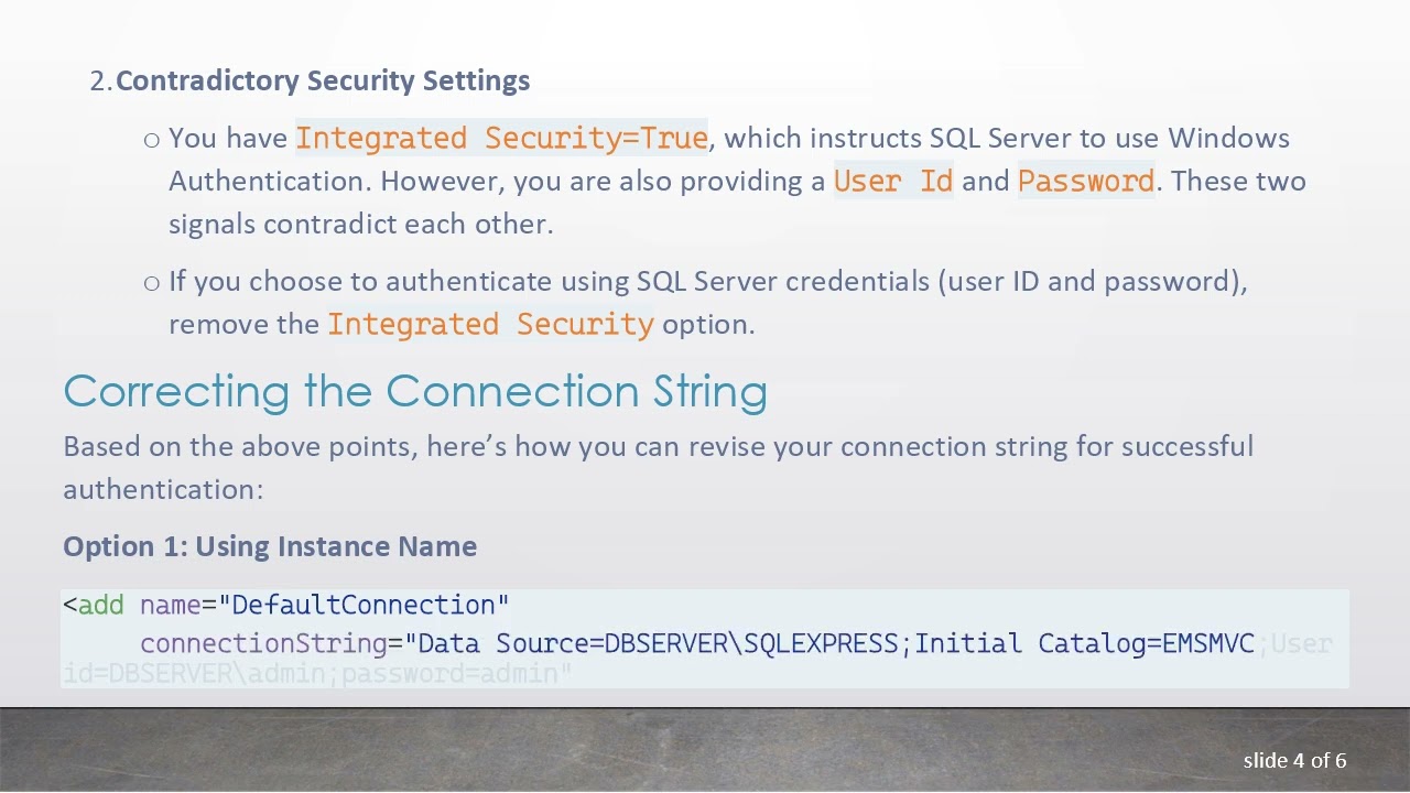 How to Resolve SQL Server Connection Issues: Login Failed for User 'NT AUTHORITY\ANONYMOUS LOGON'