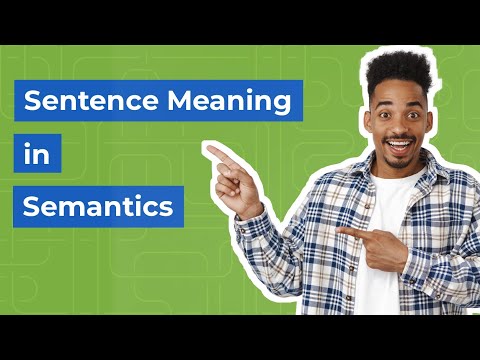 Sentence Meaning in Semantics