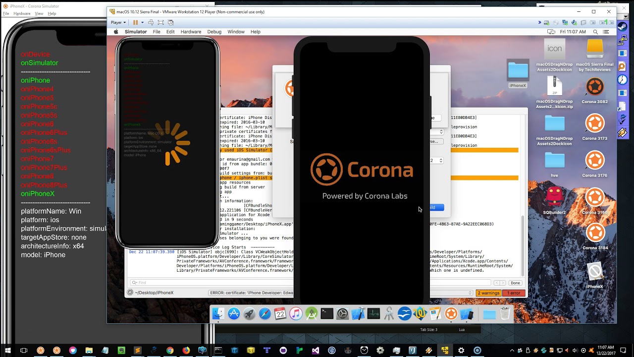 SSK2 Not Detecting iPhone X Investigation - xCode Simulator