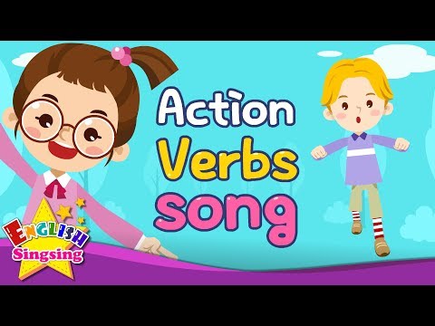 Action Verbs Song - Educational Children Song - Learning English for Kids