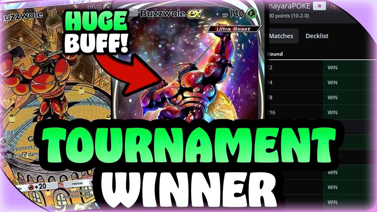 Buzzwole EX WON A Tournament!!!! (HUGE BUFF)