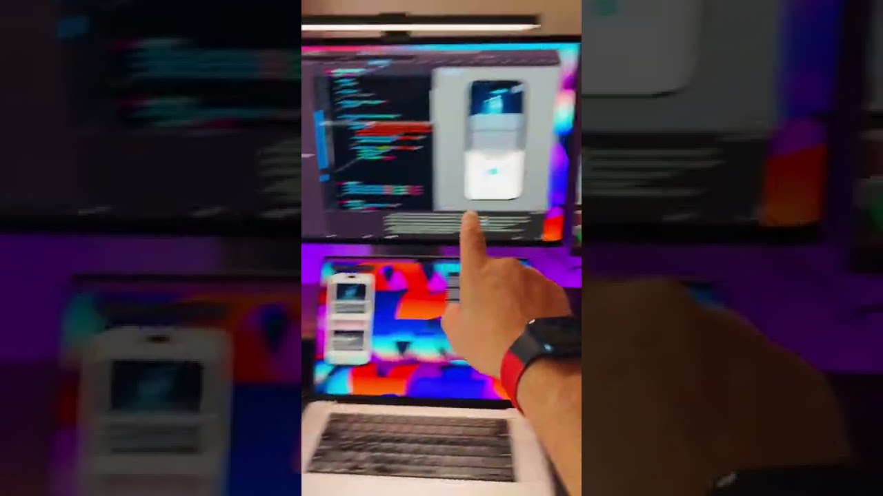 🖥️ Programming Setup with almost Too many Screens