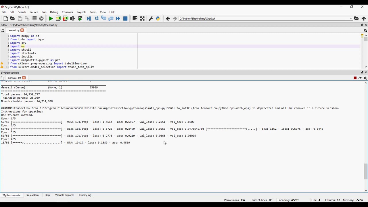 Peanut Classification Germinated Seed in Python - OKOK PROJECTS- Final ...