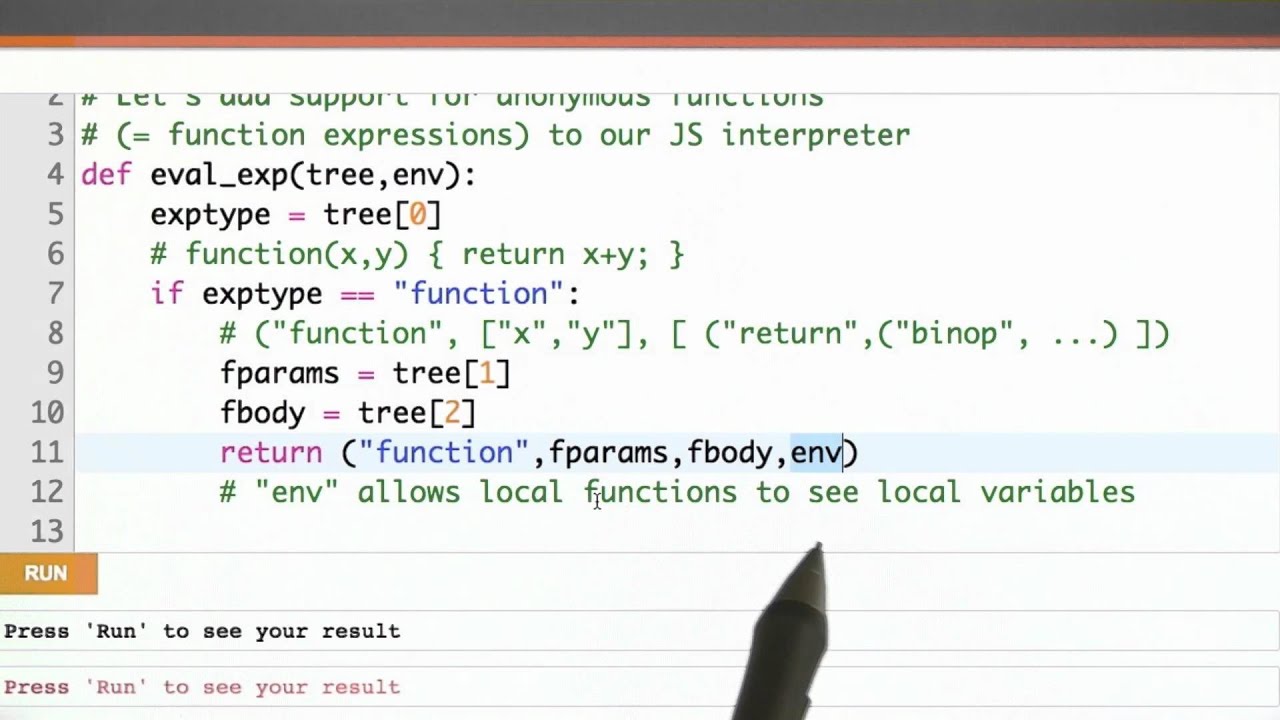 Anonymous Functions Solution - Programming Languages