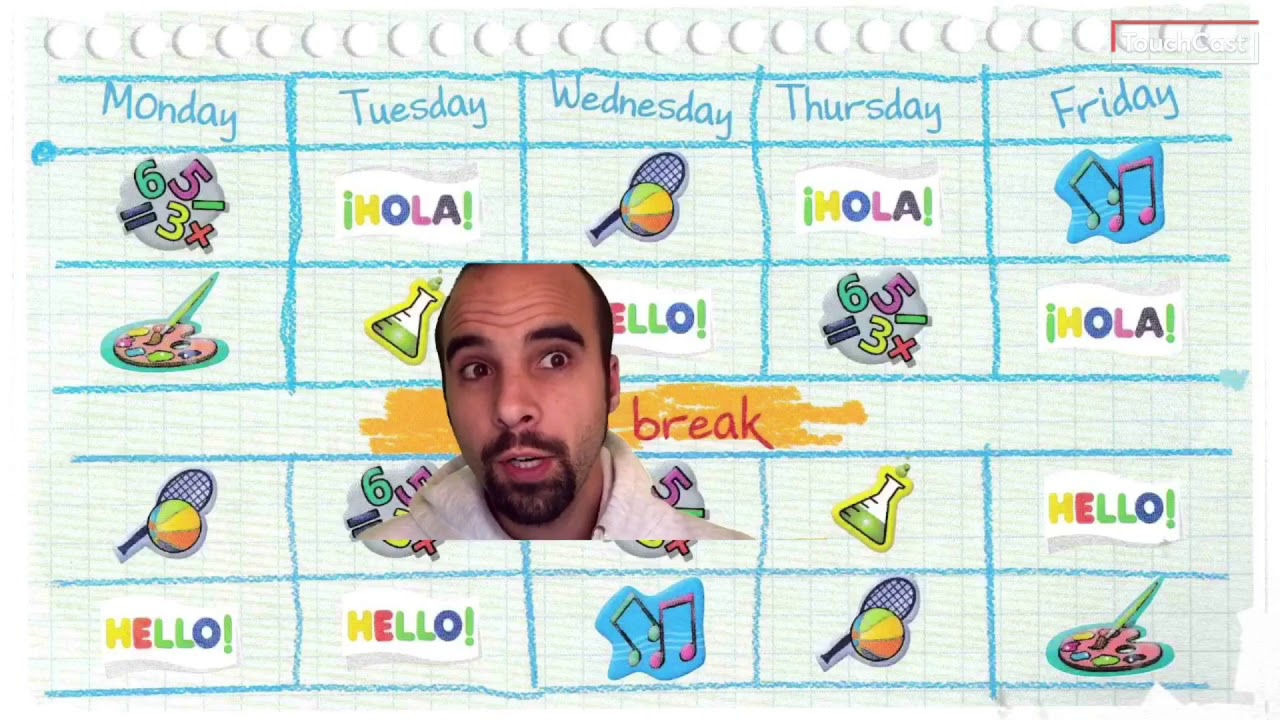 My timetable - School subjects