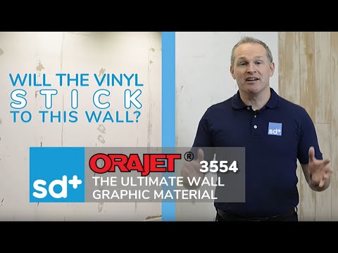 Orajet 3554 for textured wall graphics application.