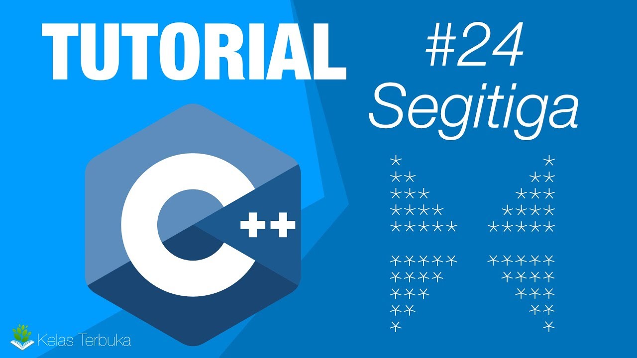 Belajar C++ [Dasar] - 24 - Latihan membuat Segitiga Siku-Siku