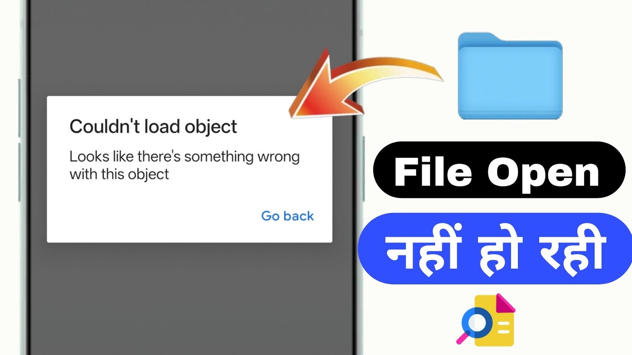 looks like there's something wrong with this object | File pdf not opening | couldn't load object