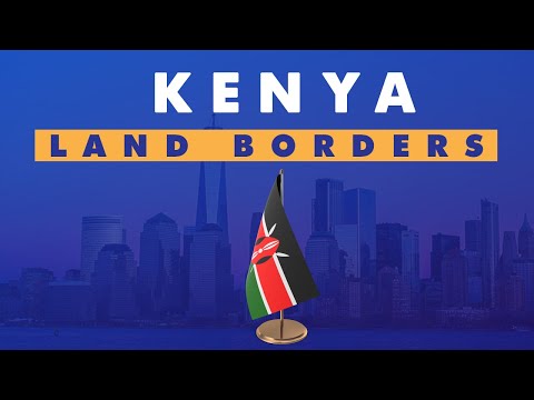 Which Countries are Land Border with Kenya?