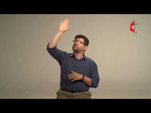 United Methodist ASL: baptism