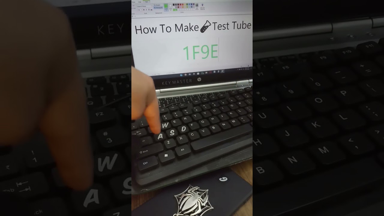 Chemical Test Tube Typing Trick (Code 1F9EA) | #asmr #computer #keyboard #windows #word #tricks