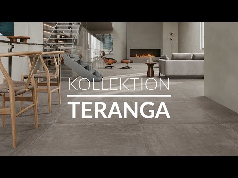 TERANGA - ein großformatiges Feinsteinzeug mit Beton-Effekt