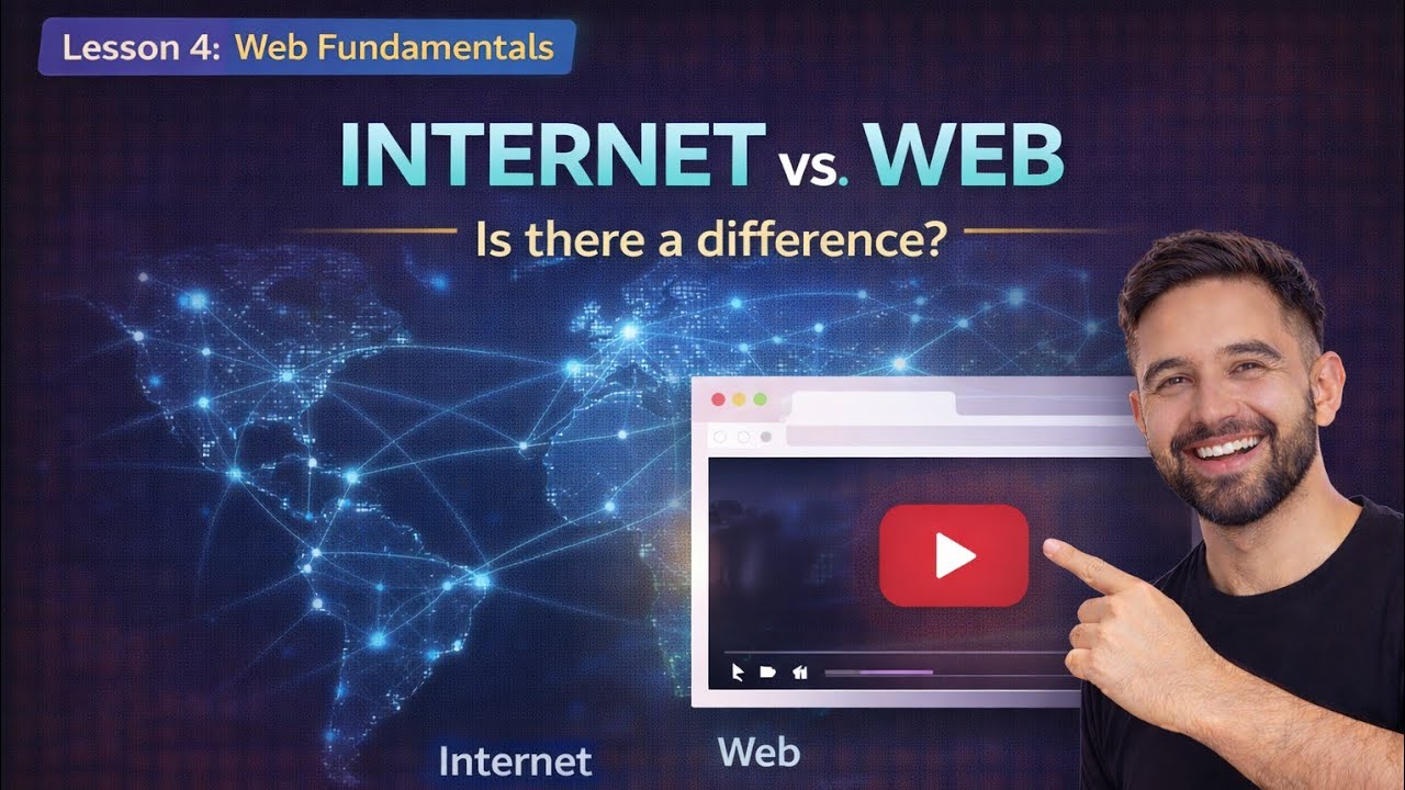 How the Web Works: Internet vs. World Wide Web Explained | Full Stack Lesson 4