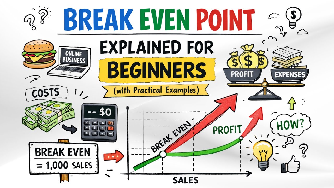 Break Even Point Explained for Beginners (with Practical Examples)