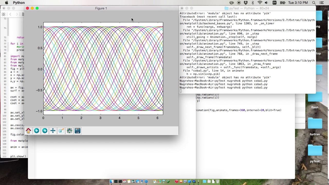 Animate Sin function using Matplotlib in Python