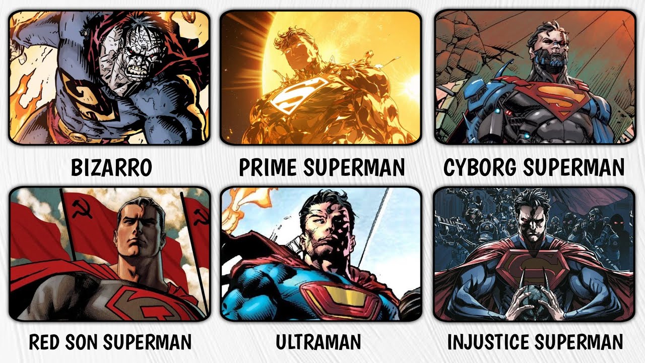 Every Evil Superman Variant Explained (DC Comics Guide)