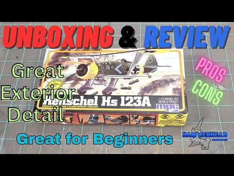 Henschel Hs123A by MPC - Unboxing and review