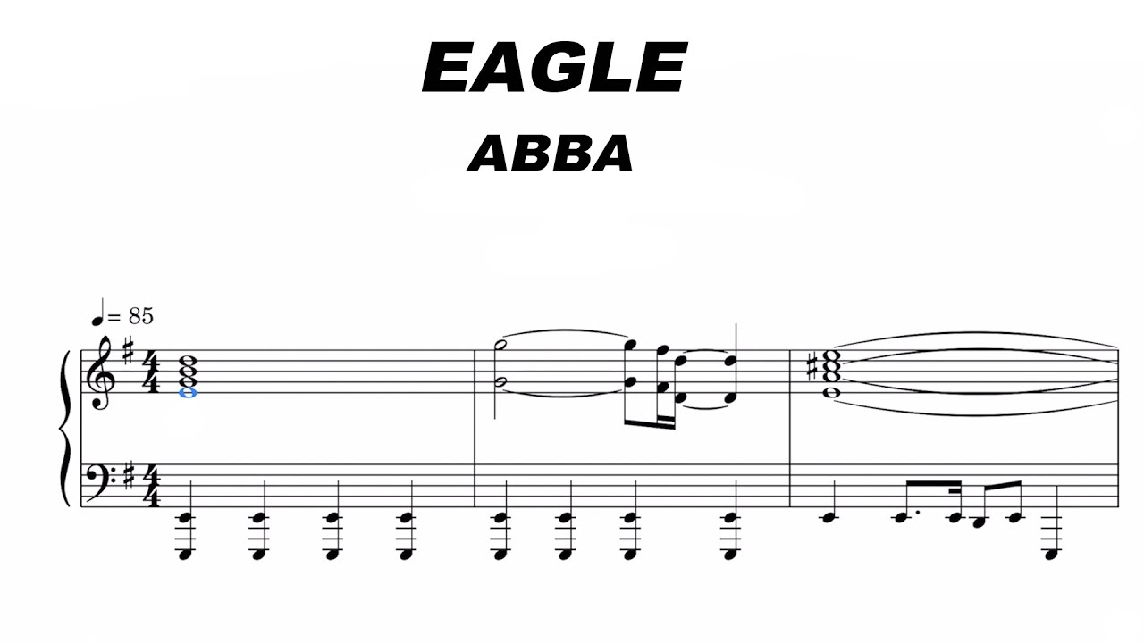 ABBA - Eagle Sheet Music