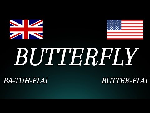 Learn How to Pronounce 'Butterfly' Perfectly: UK vs USA (Insect Pronunciation)