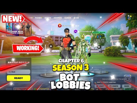 How To Get BOT Lobbies in Fortnite Chapter 6 Season 3! (Fortnite Bot Lobby Tutorial)