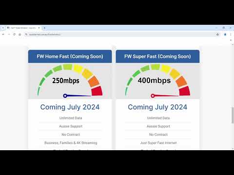 400 Mbps NBN Fixed Wireless plans "Coming Soon" in July 2024