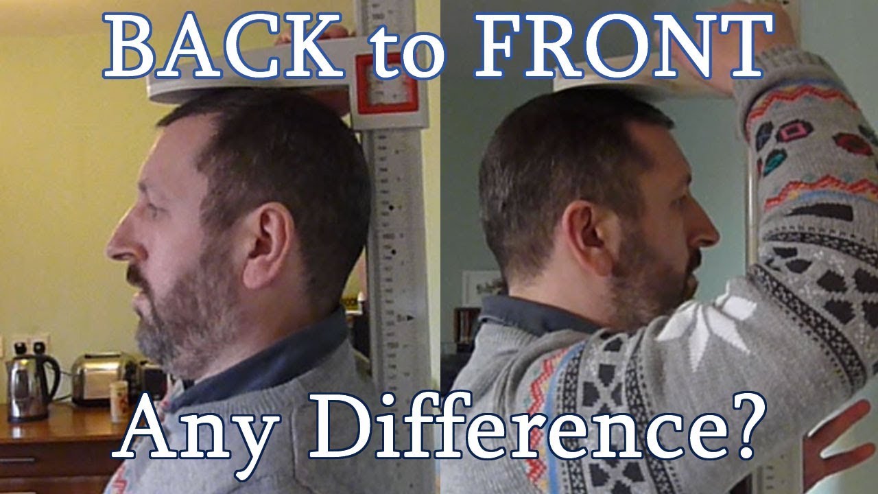 Back to Front Measurement: Any difference?