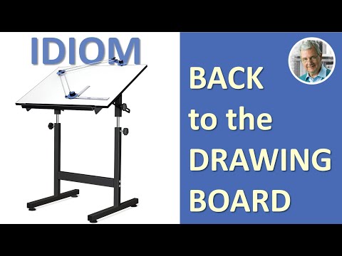 The Meaning of BACK to the DRAWING BOARD (3 Illustrated Examples)