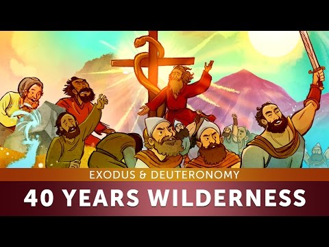 40 Years in the Wilderness - Exodus & Deuteronomy: Sunday School Lesson and Bible Teaching Story VBS