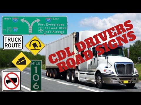 Top 10 CDL drivers signs