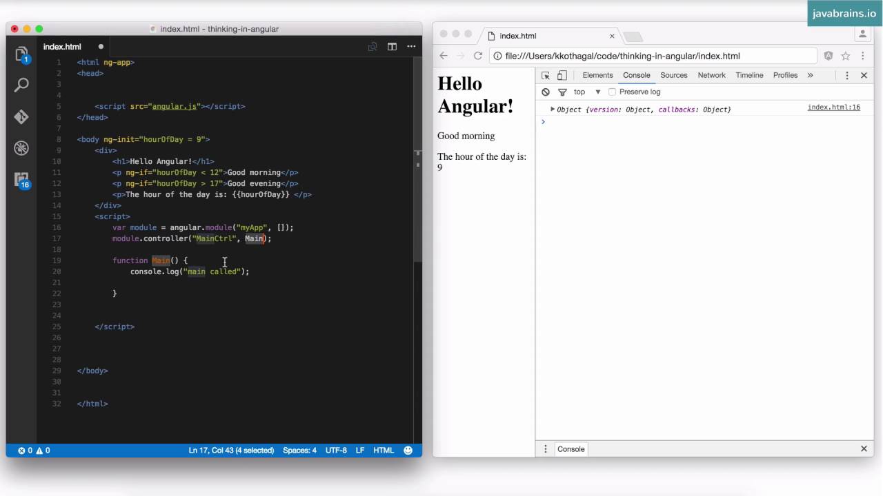 Thinking in Angular1 17 - Creating and Using Angular Modules