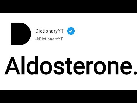Aldosterone. Meaning in English