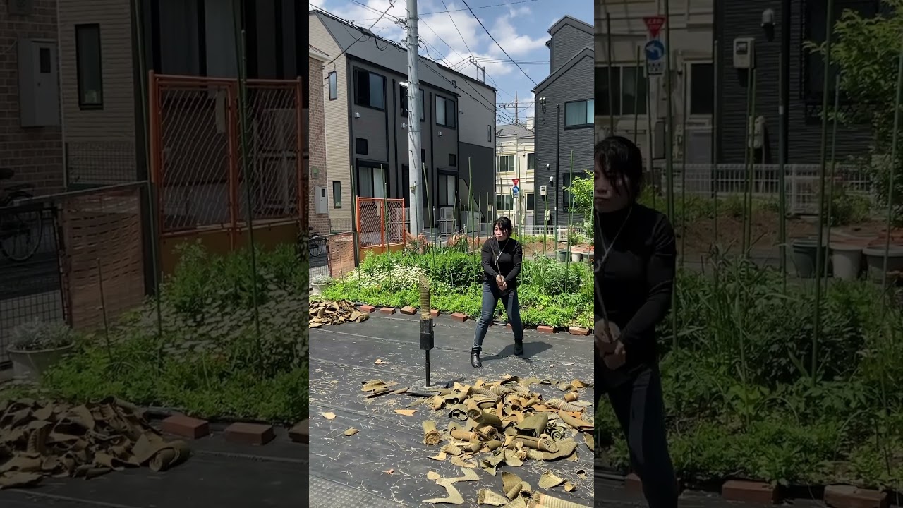 April 26, 2026: Iaido practice by Asako Ayaoka