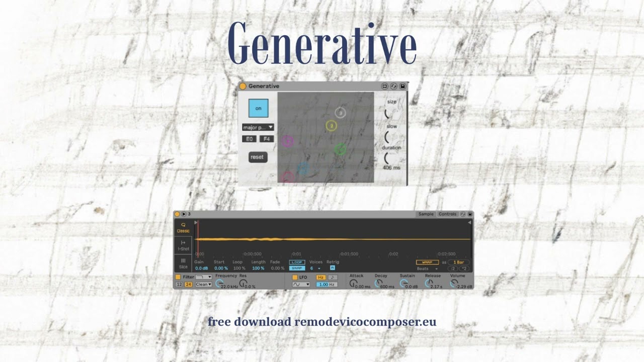 MaxMSP Generative - Max for Live [Ableton]