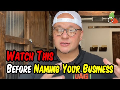 Watch This Before Naming Your Business