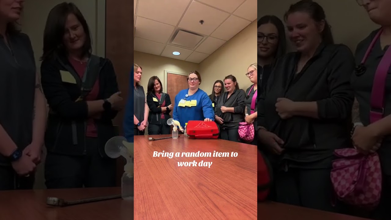 Bring a random item to work dayCarlie #music #usnurse #registerednurse #nursesrock #nursecommunity