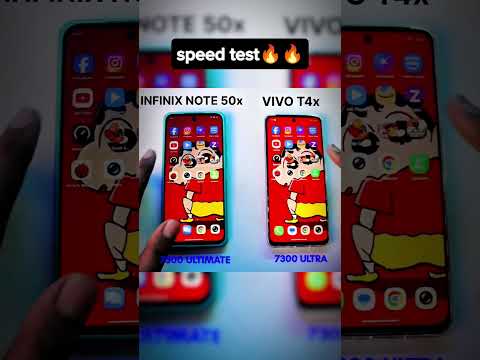 Infinix Note 50x vs Vivo t4x 5g speed test π₯π₯ #infinixnote50x #vivot4x5g #speedtest #gaming