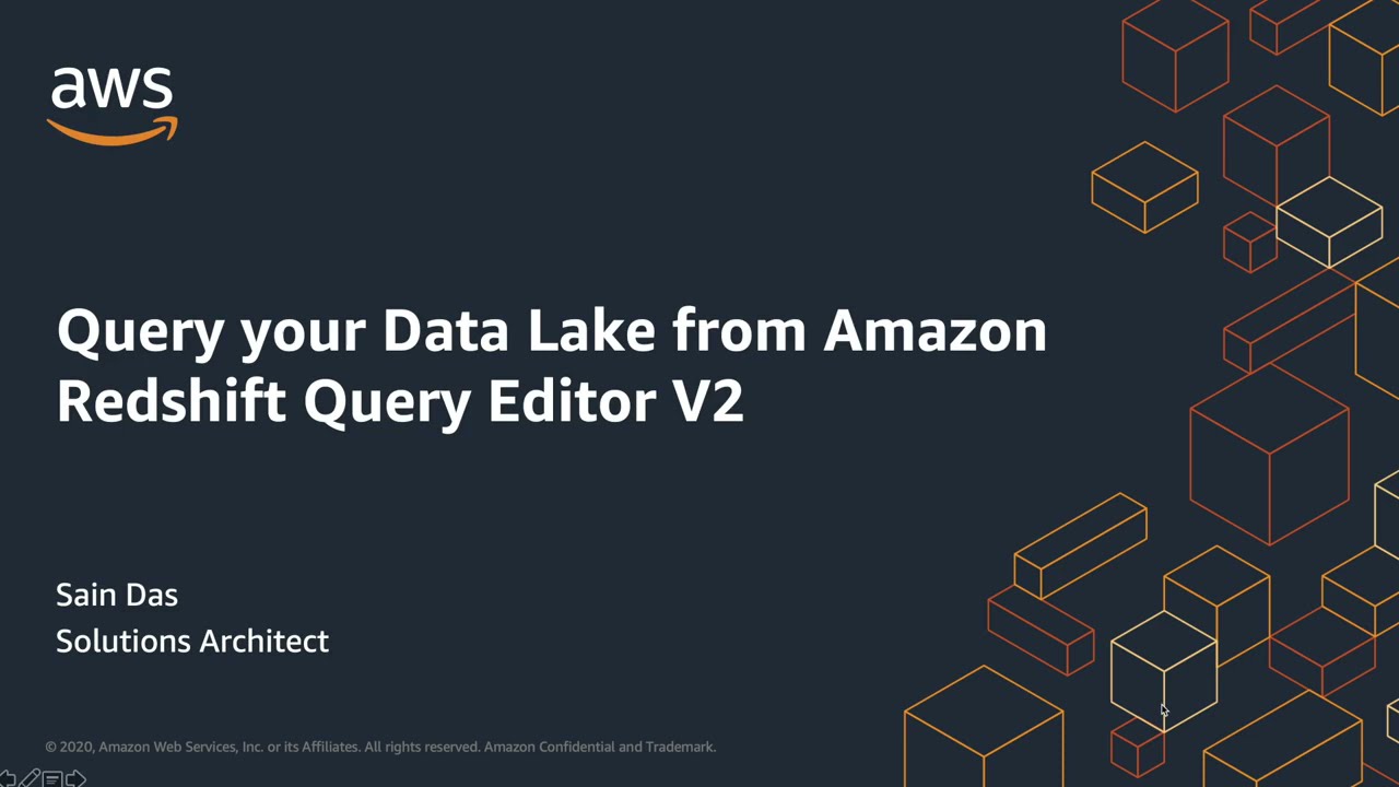 Query your Data Lake from Amazon Redshift Query Editor V2 | Amazon Web Services