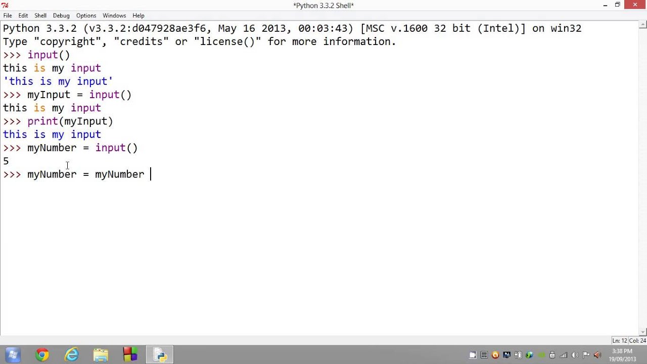 Python Tutorial 8 - Getting User Input