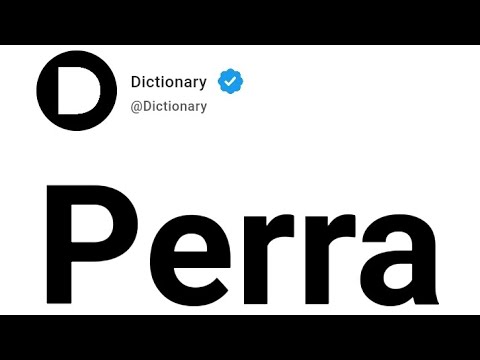 Perra Meaning In English