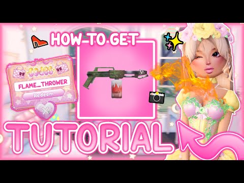 *NEW CODES!!* HOW TO GET THE FLAME THROWER IN DRESS TO IMPRESS APRIL FOOLS UPDATE! | Roblox
