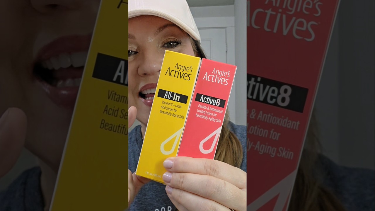 Angie's Actives - Angie Hot & Flashy NEW SKINCARE! I can't wait to test these! #newskincare #over50