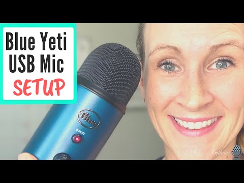 Blue Yeti USB Microphone, Setup Tutorial for Podcast