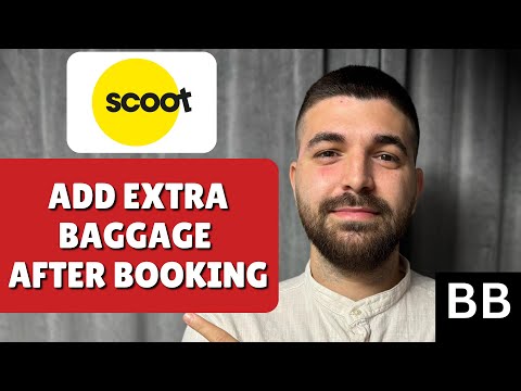 How To Add Extra Baggage In Scoot After Booking (Buy/Book Extra Baggage)