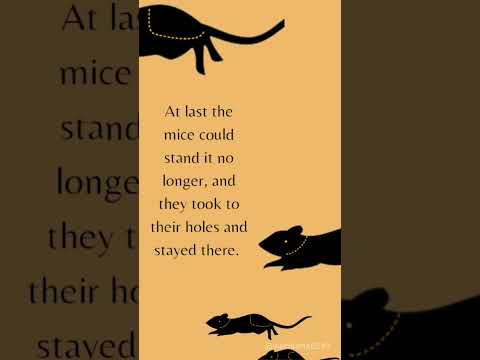 Aesop's Fables | The Cat and the Mice #shorts