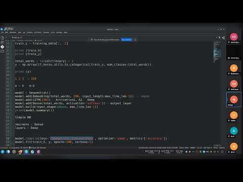 Basics of programming for AI – Next word prediction using LSTM – கணியம்