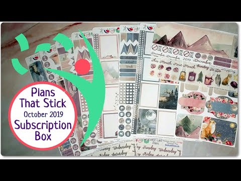 Monthly Functional Planner Sticker Subscription Box for Planners - Cal ...