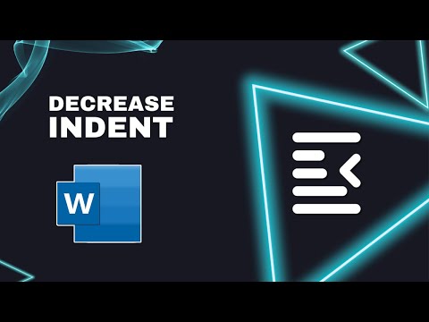 How to Decrease Indent in Microsoft Word Document