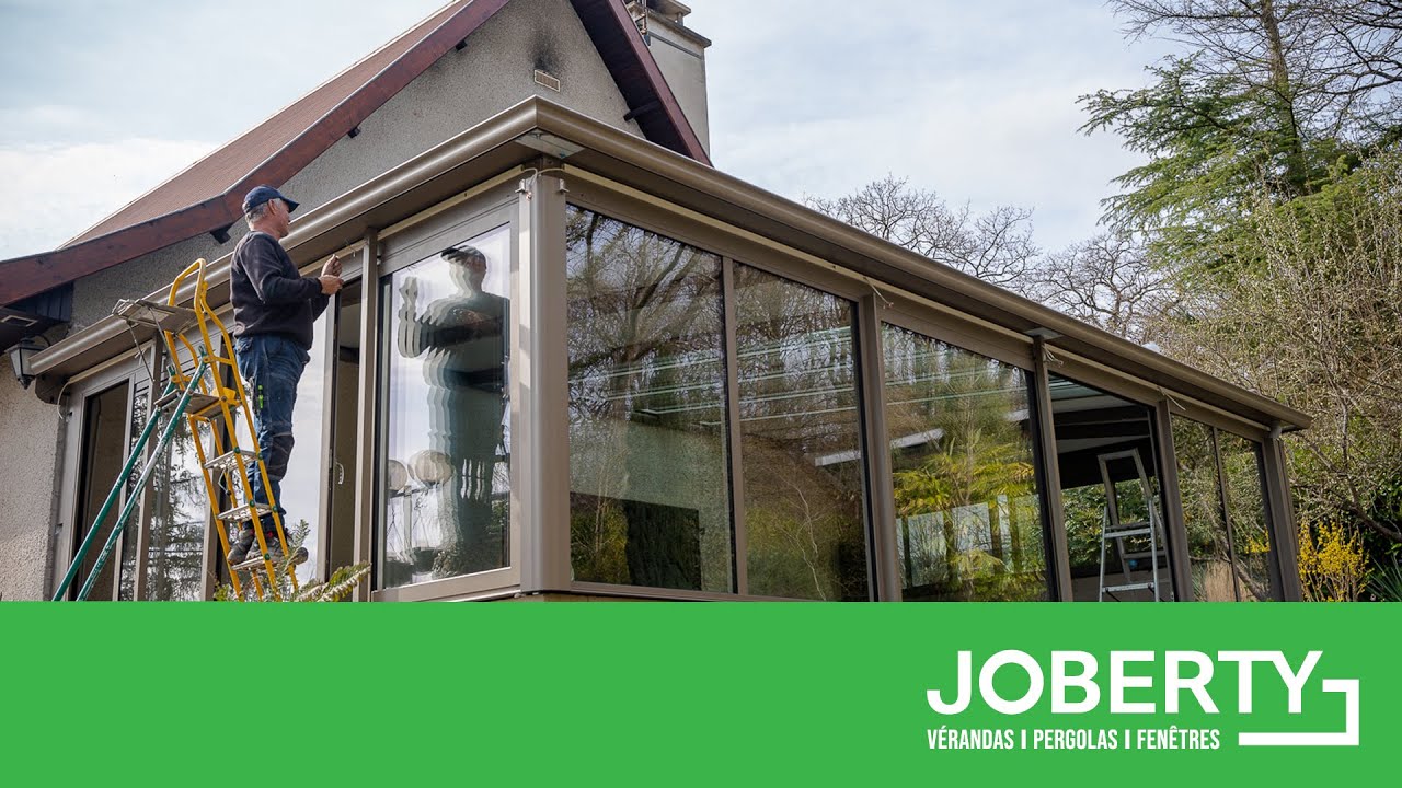Joberty | Avant / Après installation extension de maison véranda Renoval près de Reims